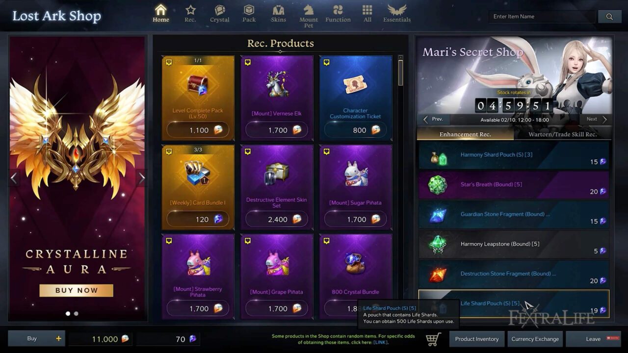 Lost Ark - Tjekspillet